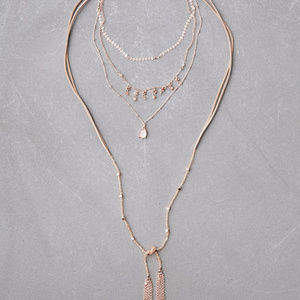 American Eagle Outfitters | Jewelry | Aeo Layered Bead Necklace | Poshmark